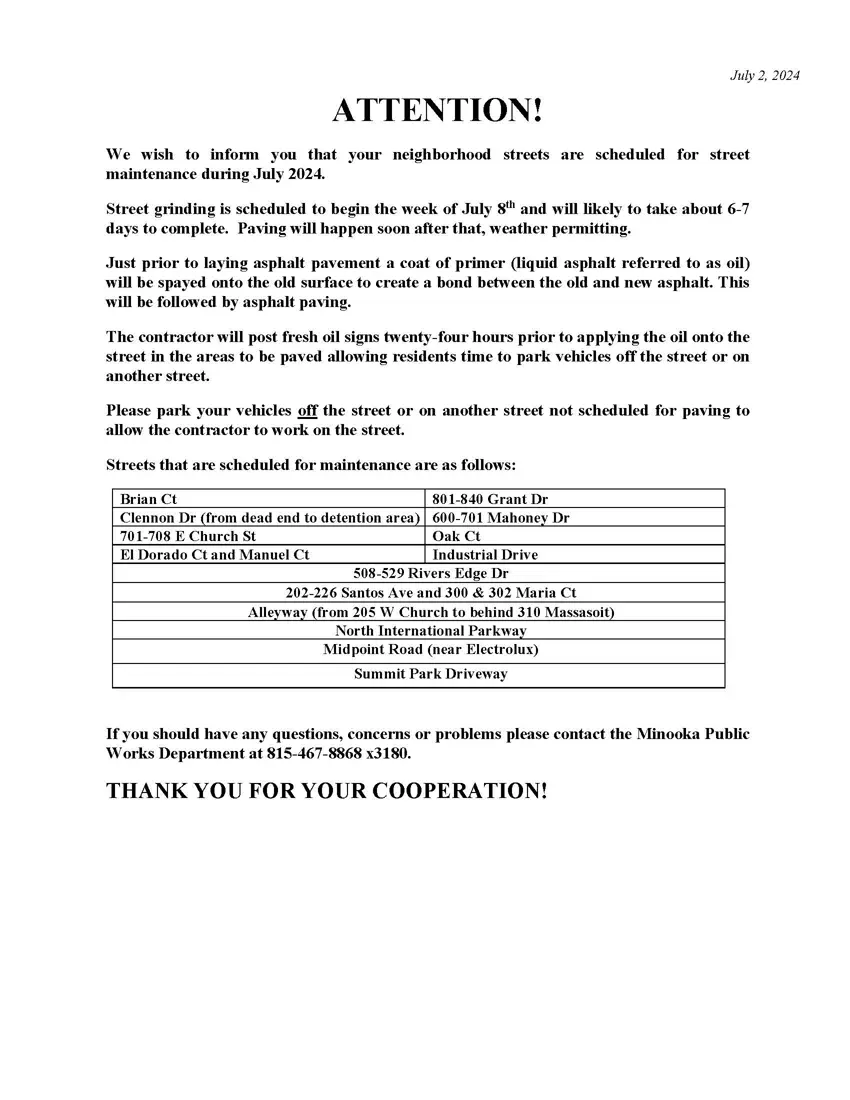 Home | Village of Minooka